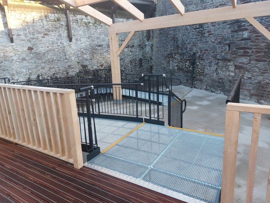 Modular Stage Ramp, Elizabeth Fort, Cork | Rapid Ramp