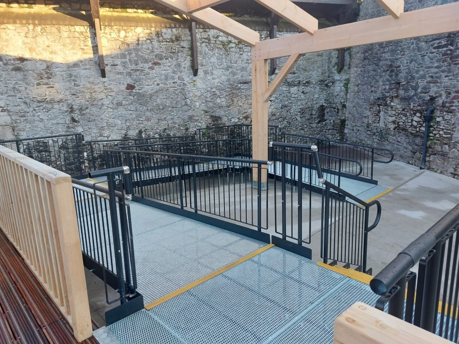 Modular Stage Ramp, Elizabeth Fort, Cork | Rapid Ramp