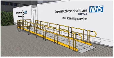 Ramps suitable for NHS hospital beds & Patient equipment