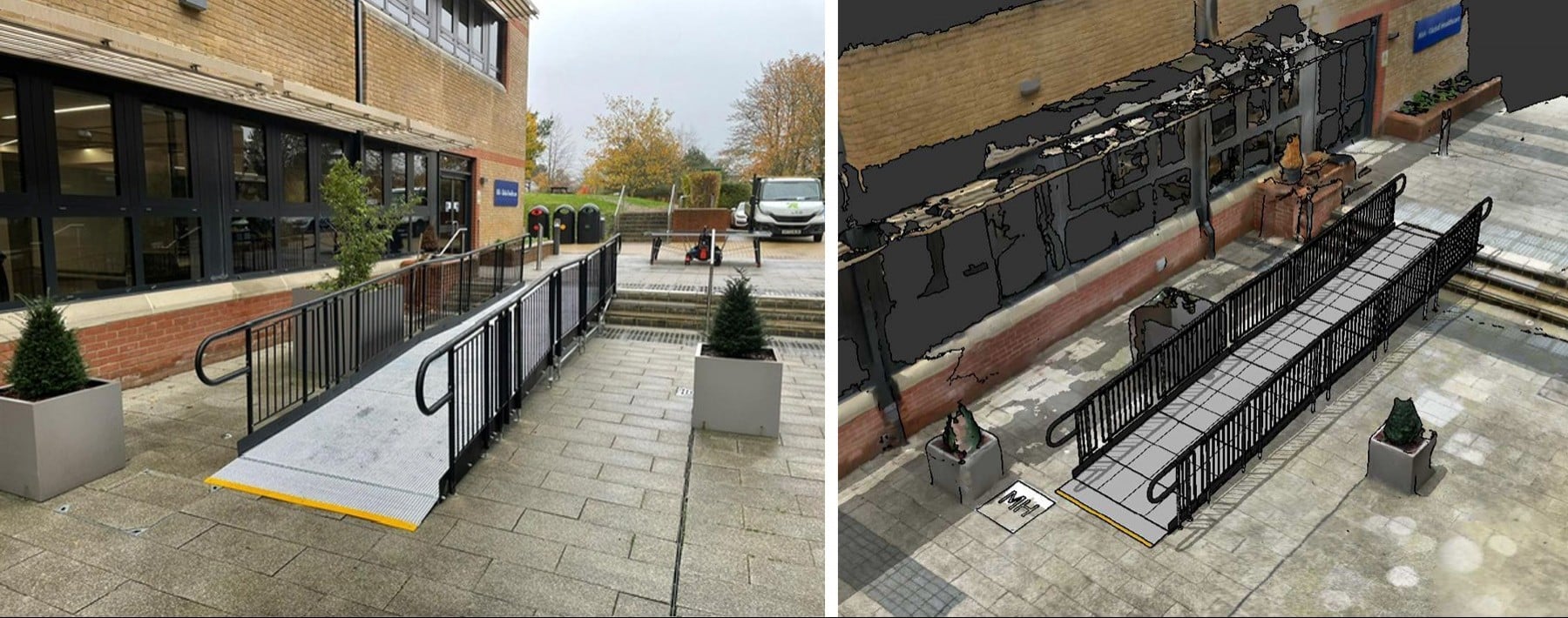 AXA International House, Permanent Modular Ramp