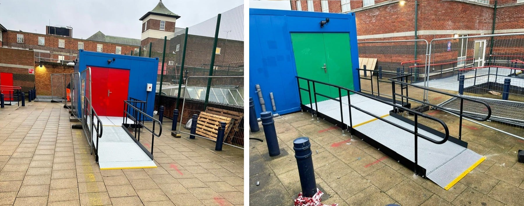 RapidRamps: Ramp to Decontamination Shower Unit, Blackpool Victoria ...