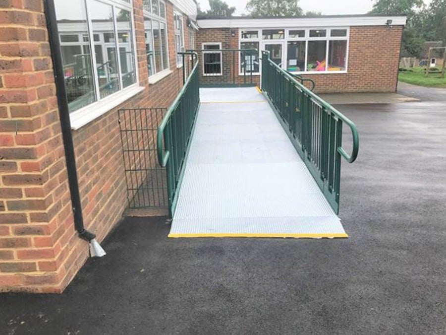 DDA School ramp project - Downs Way Primary School, Oxted