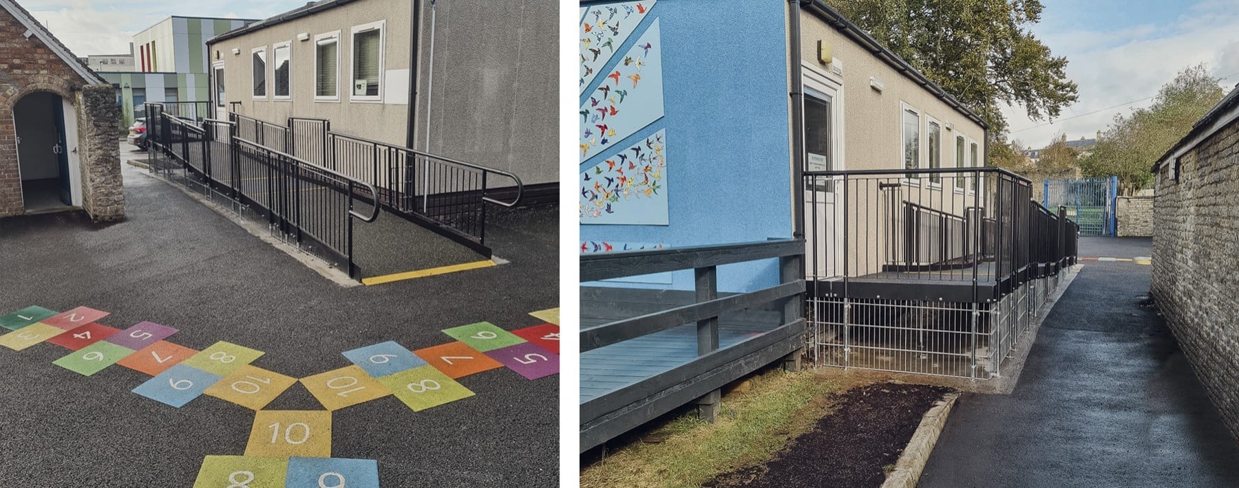 wheelchair ramps and steps for schools | designs for schools