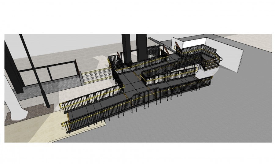 station ramp, Euston Station | Rapid Ramp