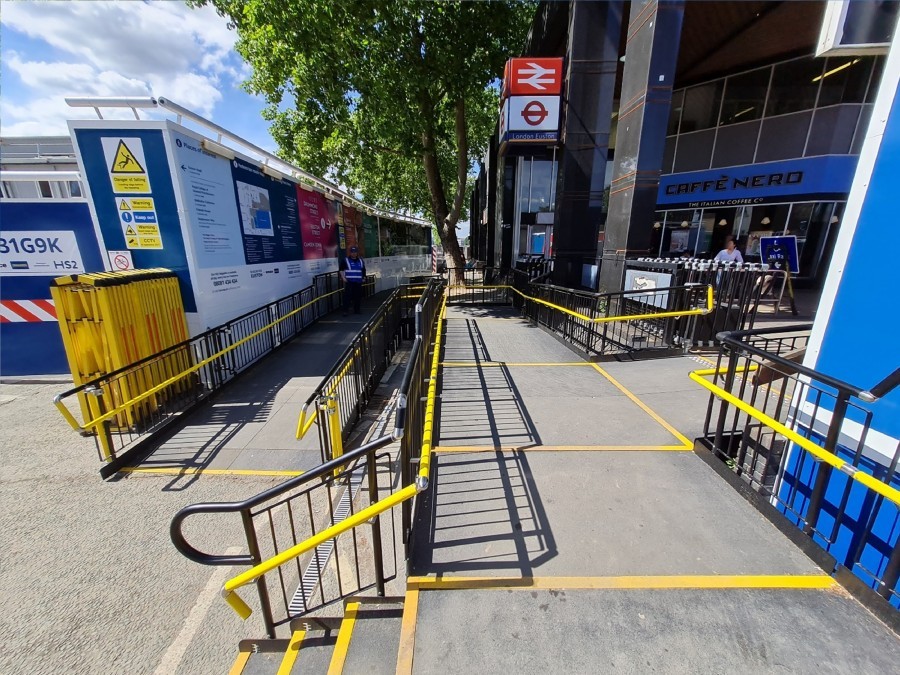 station ramp, Euston Station | Rapid Ramp