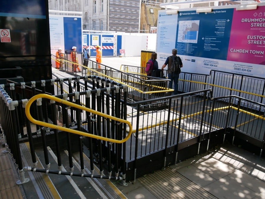 station ramp, Euston Station | Rapid Ramp