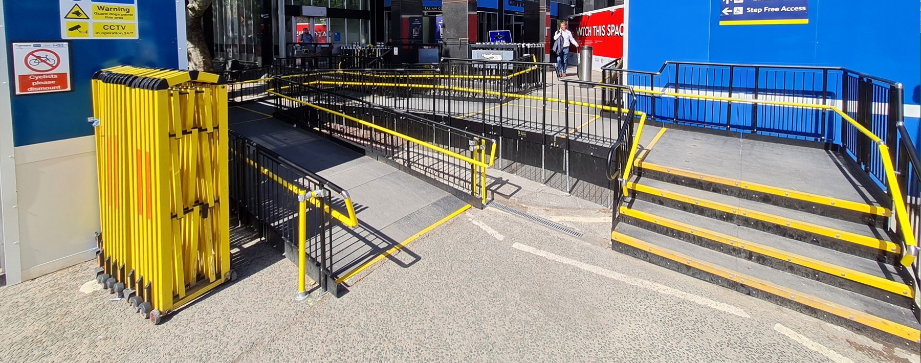 station ramp, Euston Station | Rapid Ramp