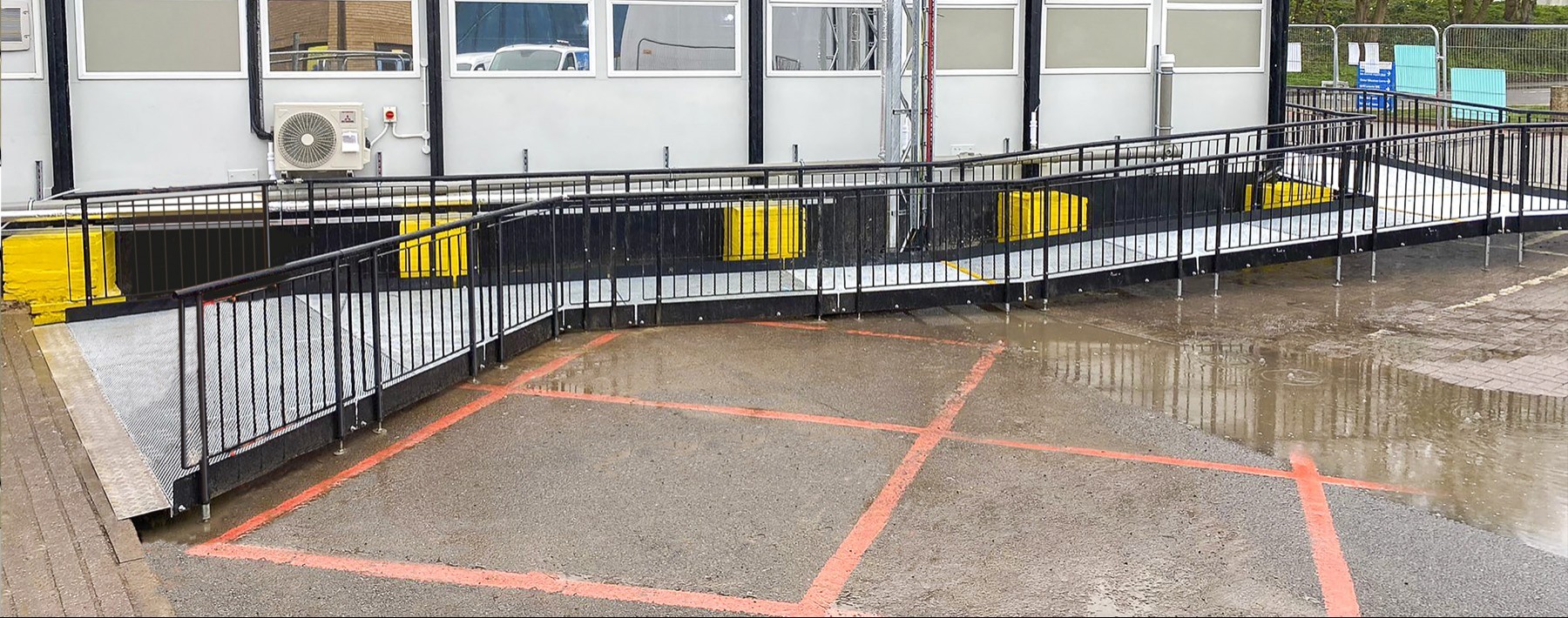 ramps for Glenfield Hospital