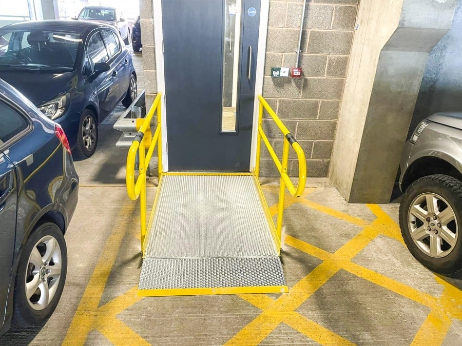 car park ramps, Manchester Royal Infirmary | Rapid Ramp