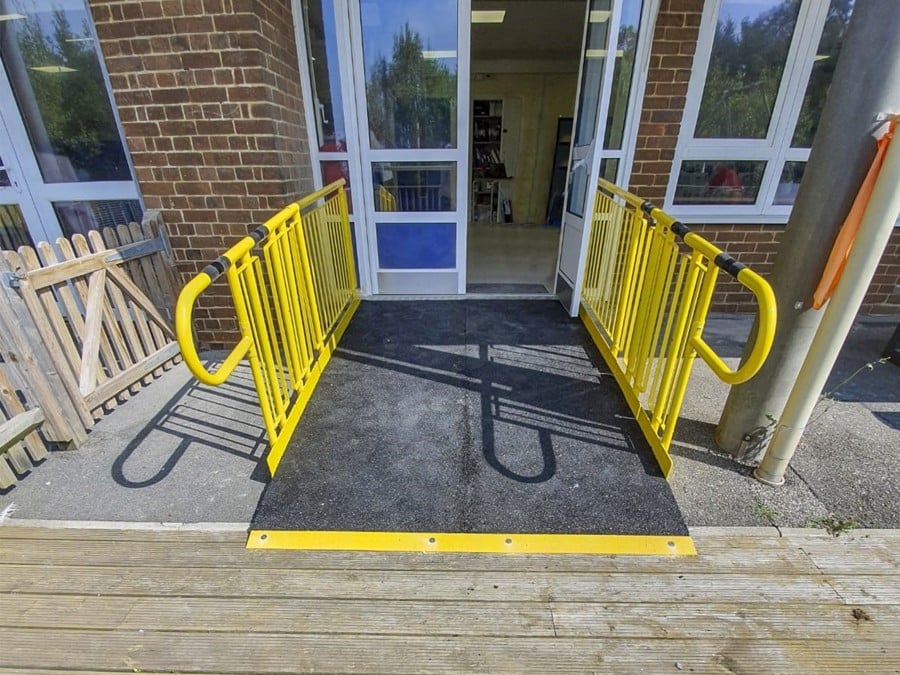 replacing a plywood ramp, Hill Park School | Case Study