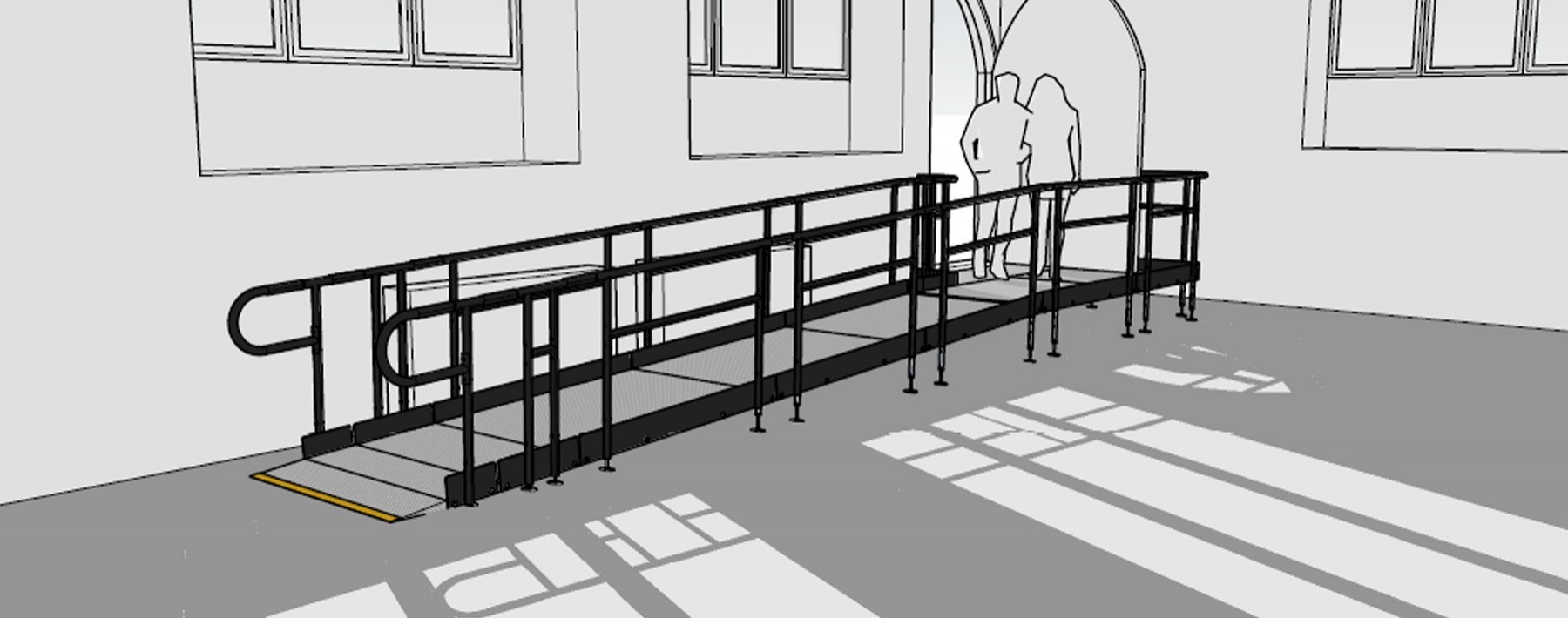 Internal modular ramps , Indoor wheelchair ramp | Rapid Ramp