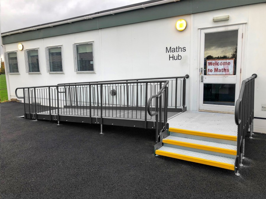 ramps for schools - Lord Derby Academy, Merseyside