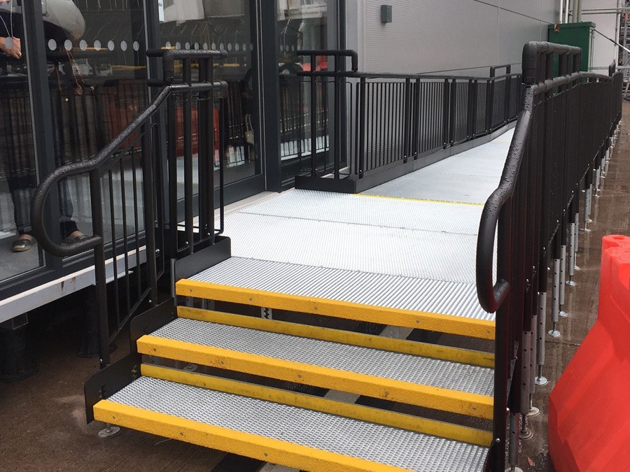 semi permanent wheelchair ramps,Manchester Airport