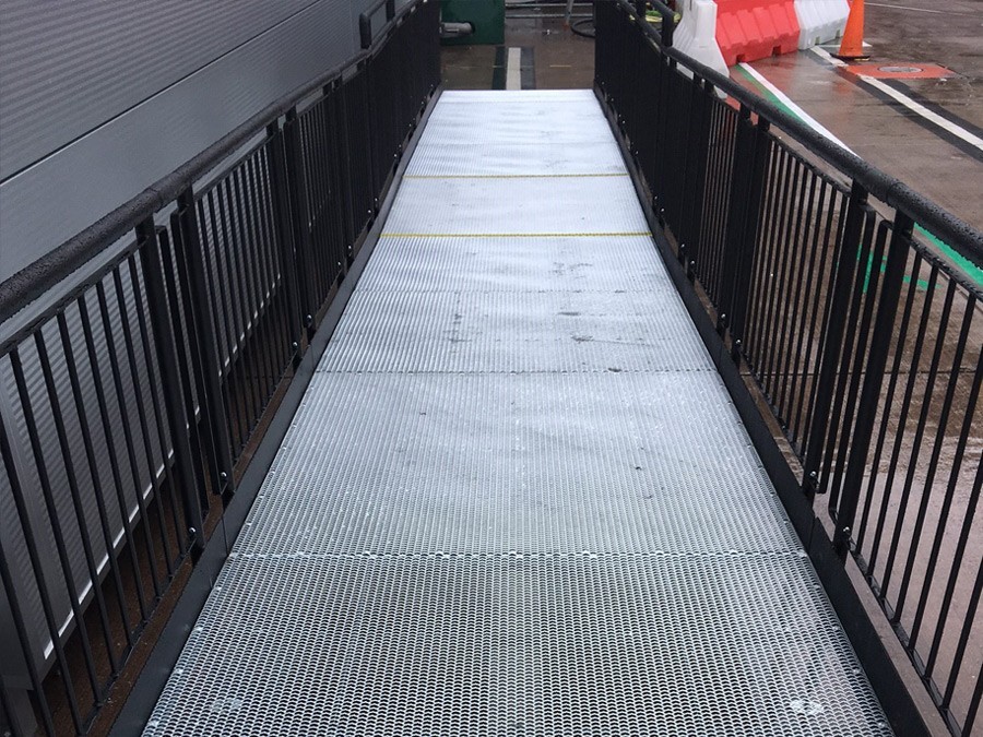 semi permanent wheelchair ramps,Manchester Airport