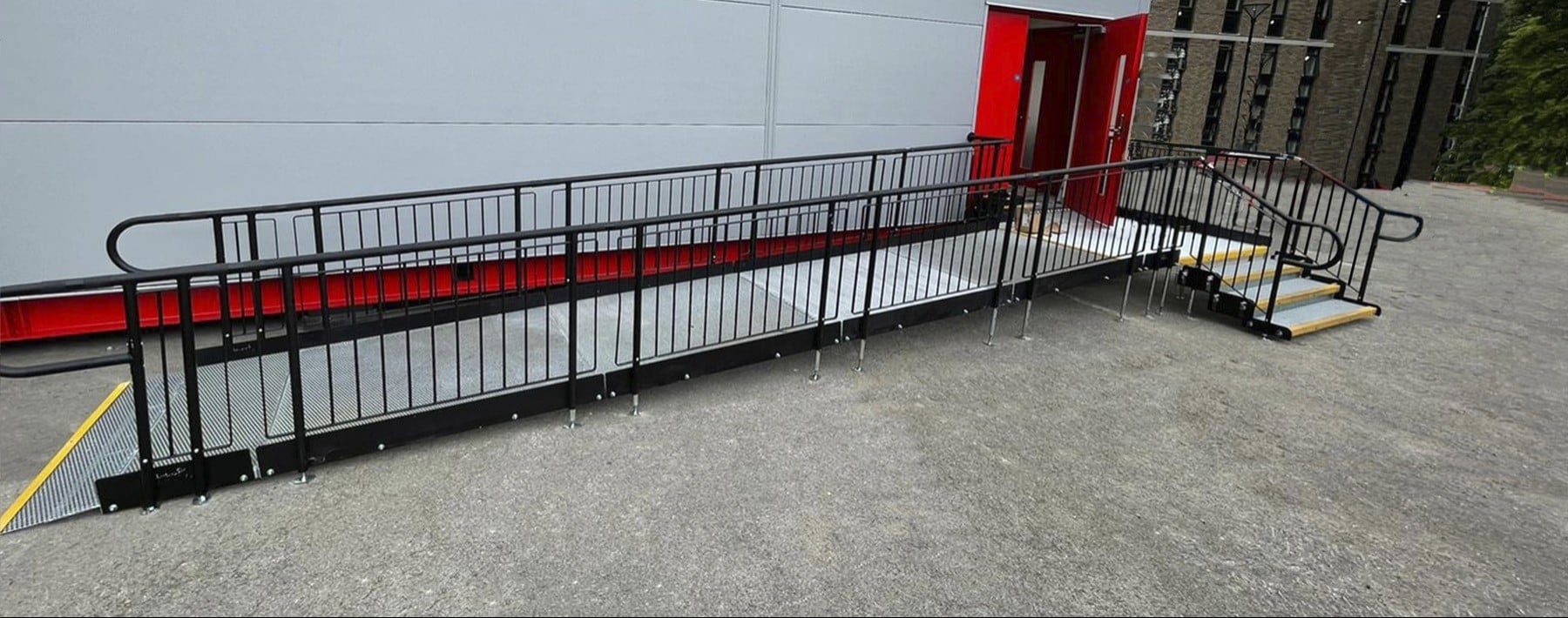 ramp to a Medical Imaging Unit, Birmingham University