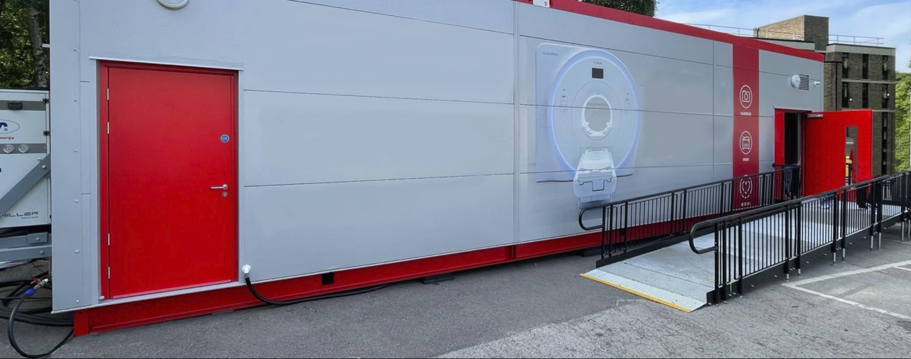 ramp to a Medical Imaging Unit, Birmingham University