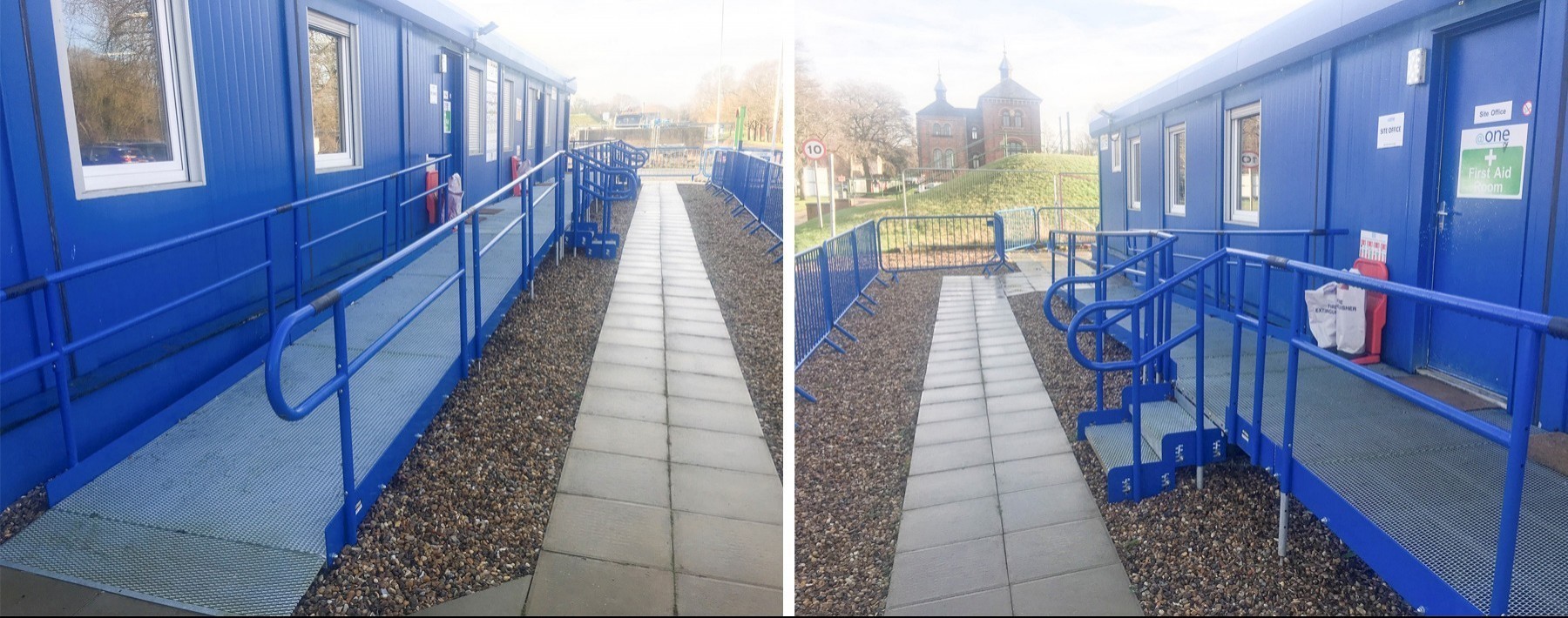 modular building access ramps - Rapid Ramp Systems