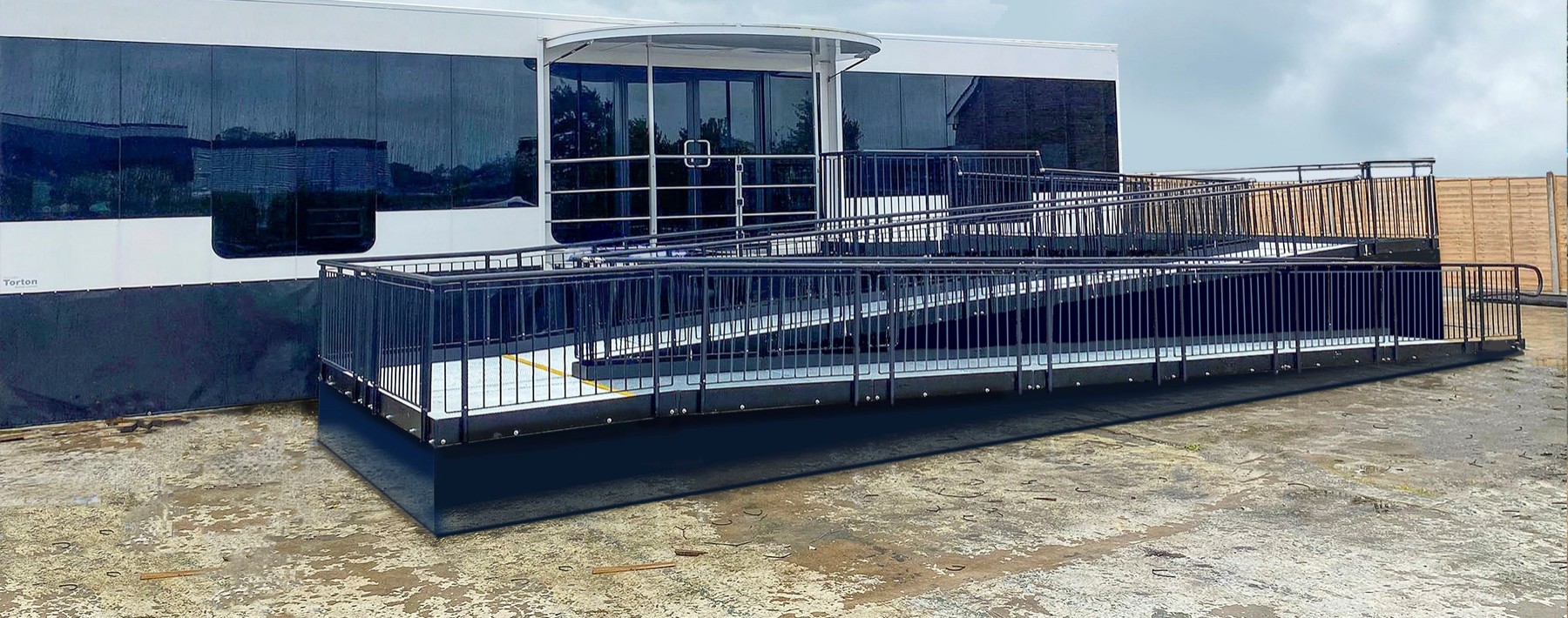 modular building access ramps, ramps for portable buildings | Rapid Ramp