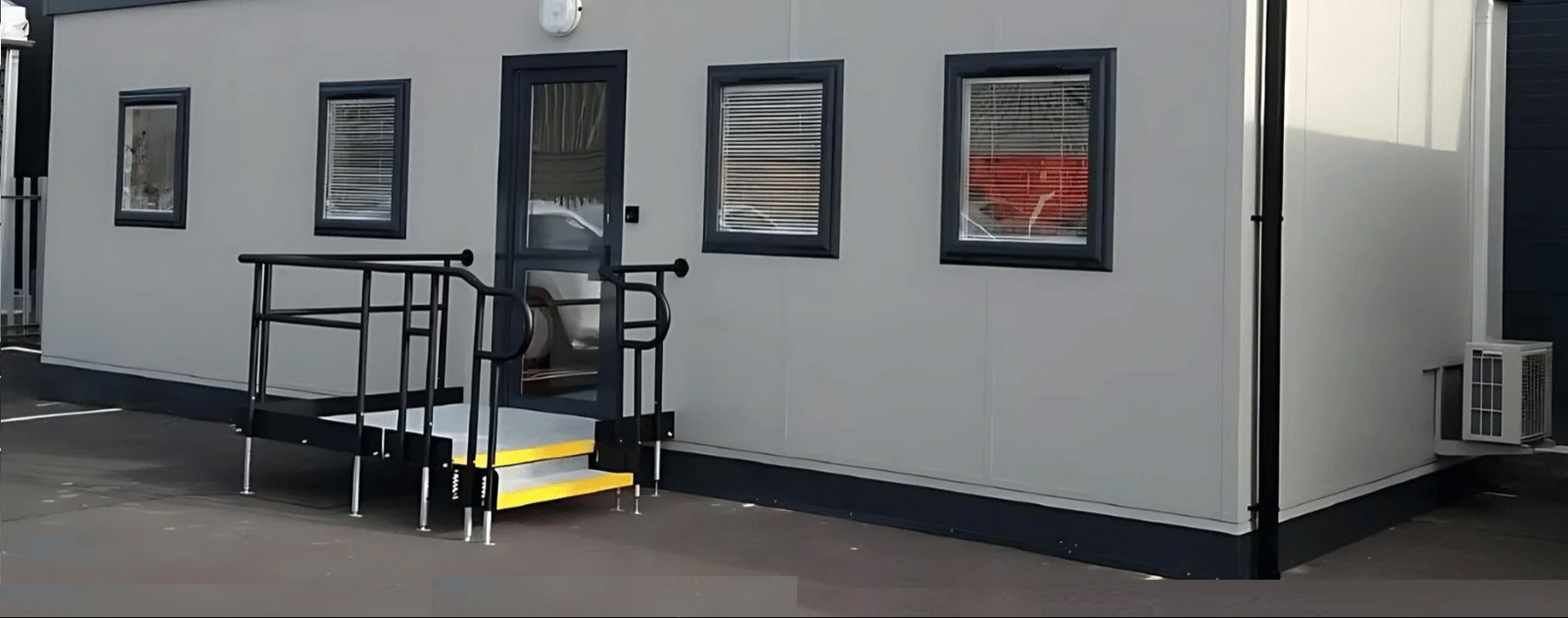 Step System For A Modular Office | Rapid Ramp