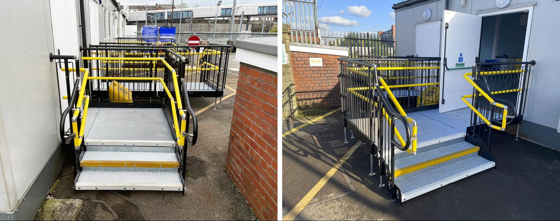 Rust-proof steel ramps & steps for Network Rail, Bolton