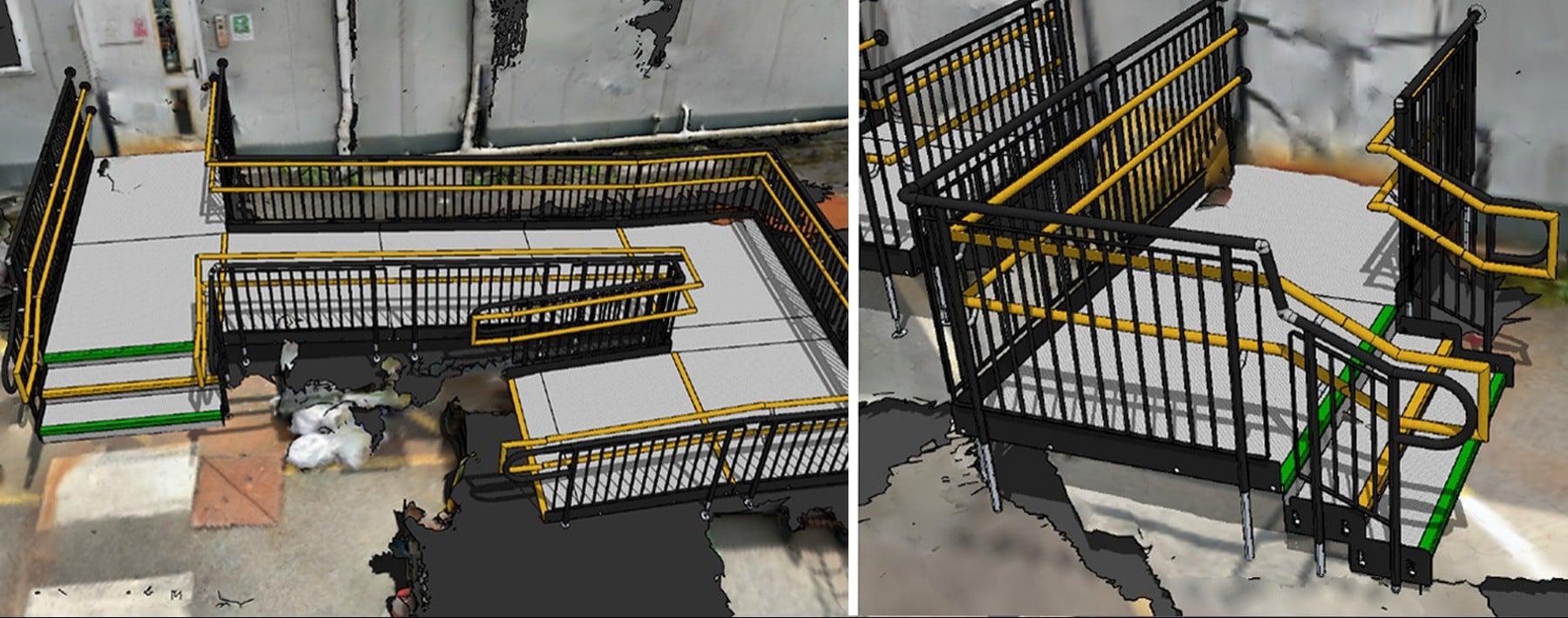 Rust-proof steel ramps & steps for Network Rail, Bolton