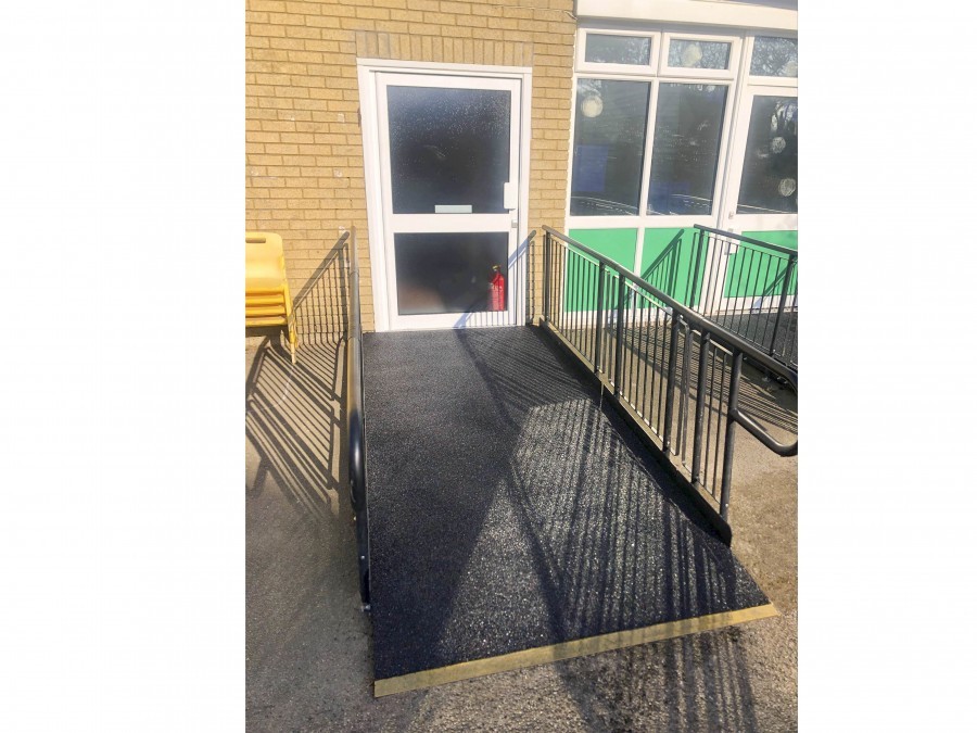 non slip ramp covering, Palmarsh Primary School