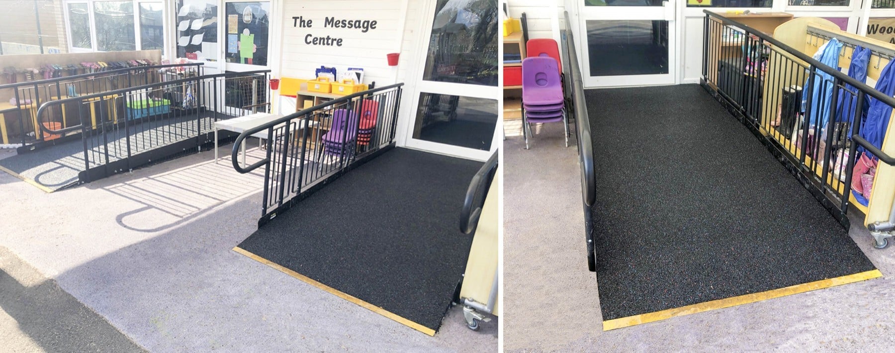 non slip ramp covering, Palmarsh Primary School