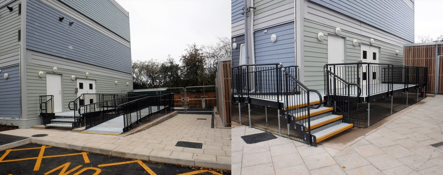 prefabricated ramps, Hainault Homeless Centre