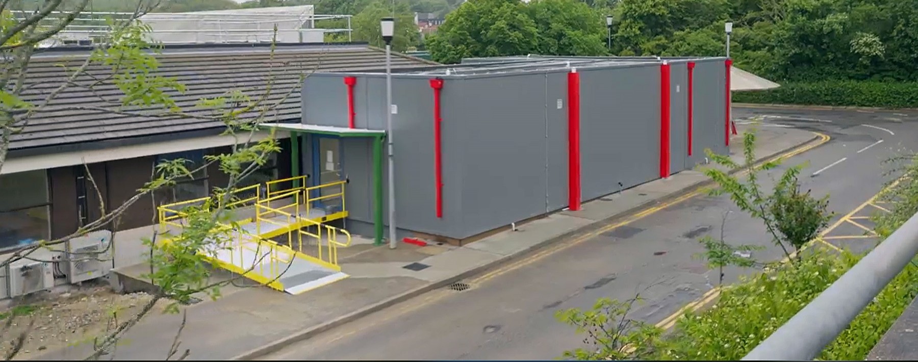 an L shape ramp configuration, Conquest Hospital | Rapid Ramp Case Study