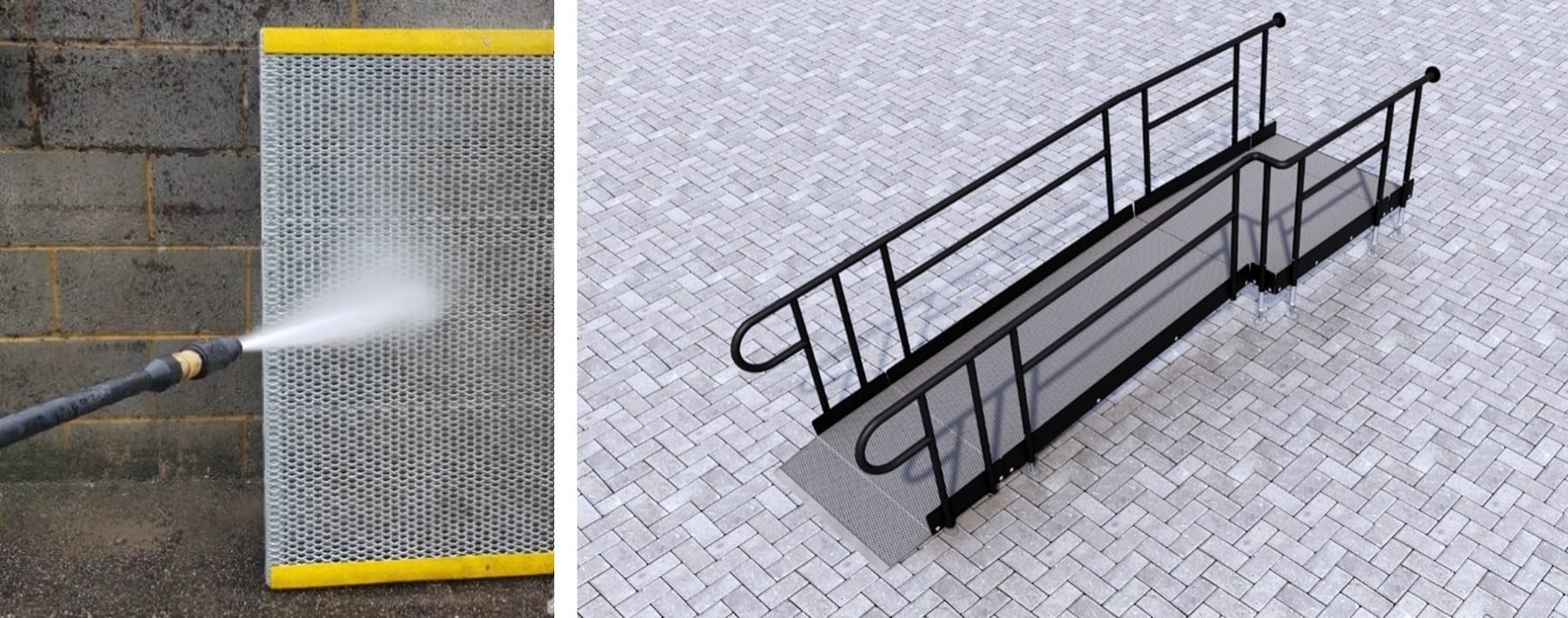 Wheelchair Ramp Maintenance, Cleaning, Powder-Coated Finish | Rapid Ramp