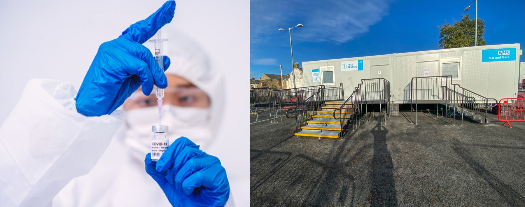 Ramps & Steps for Vaccination Centres & Pods | Rapid Ramp