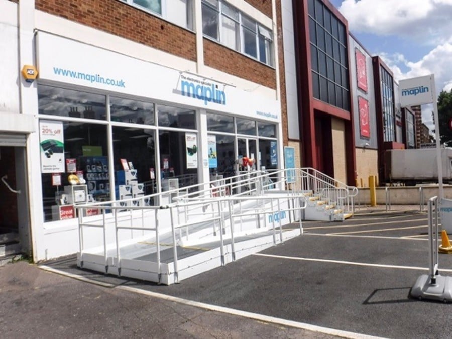 disabled access to shops - case study