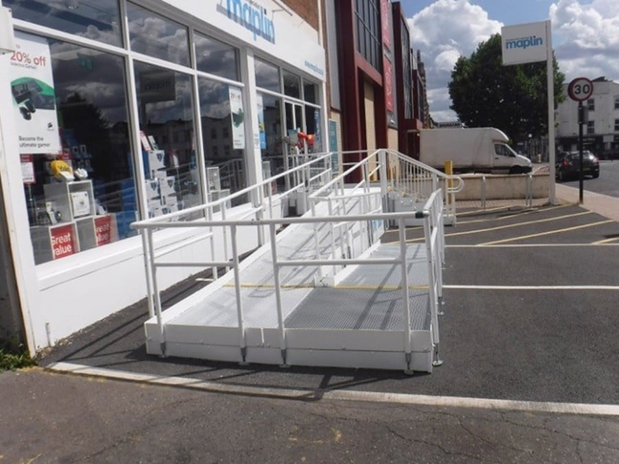 disabled access to shops - case study