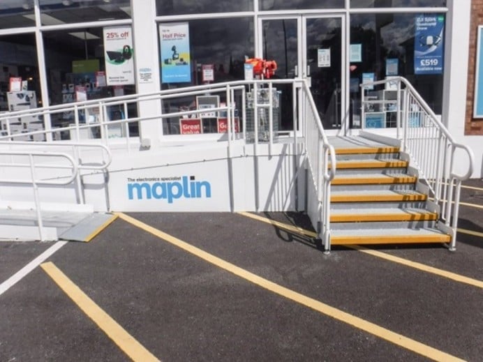 disabled access to shops - case study
