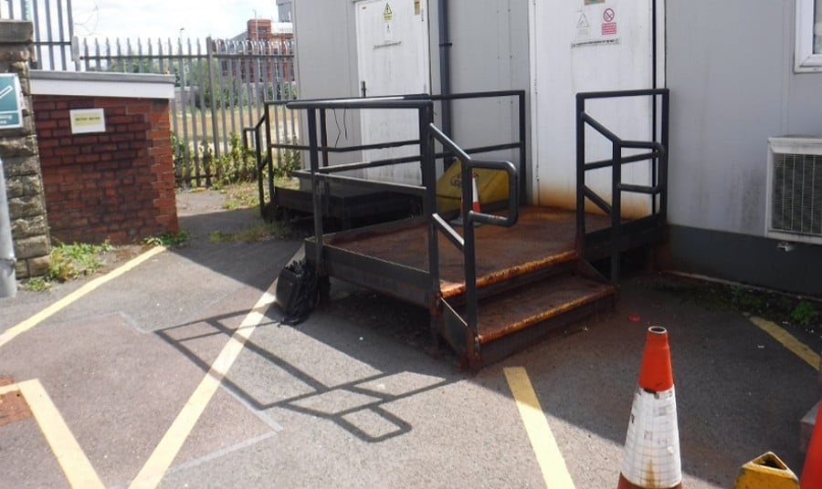 Rust-proof steel ramps & steps for Network Rail, Bolton