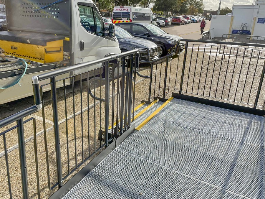 Modular ramp system, Southend Hospital