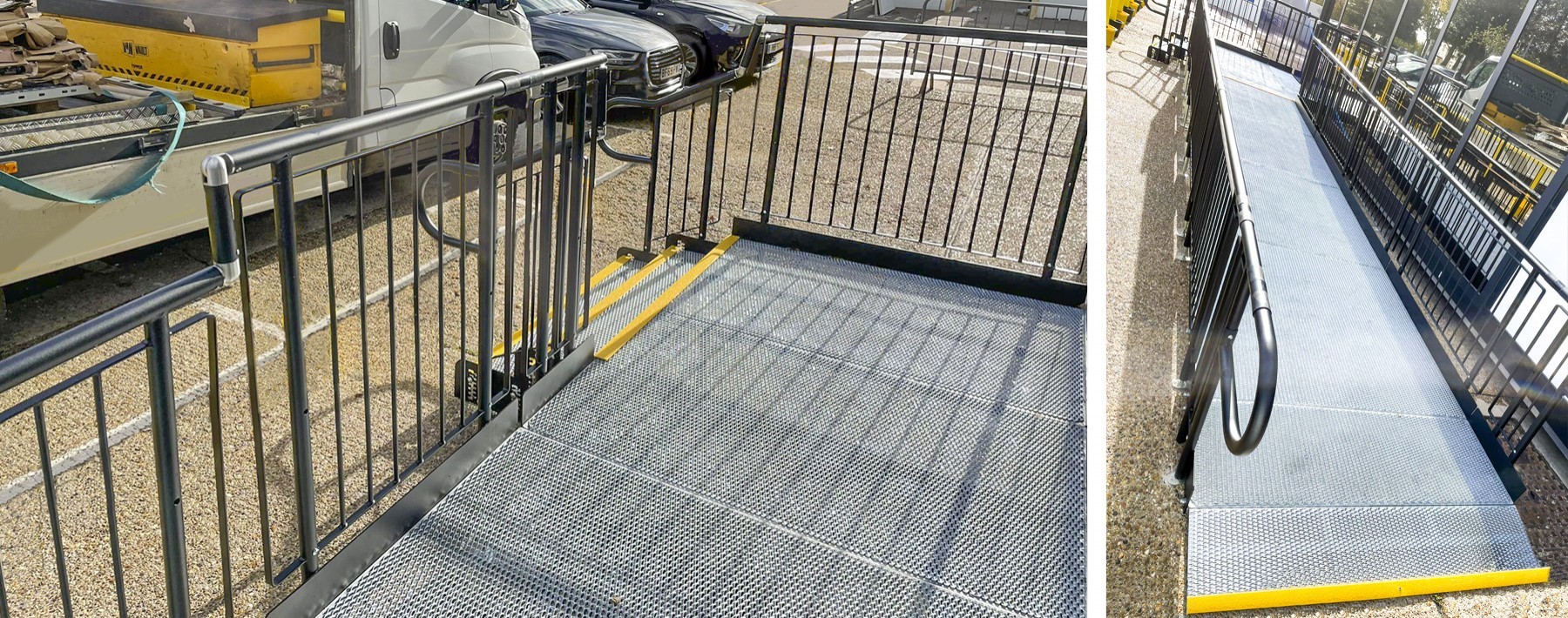 Modular ramp system, Southend Hospital