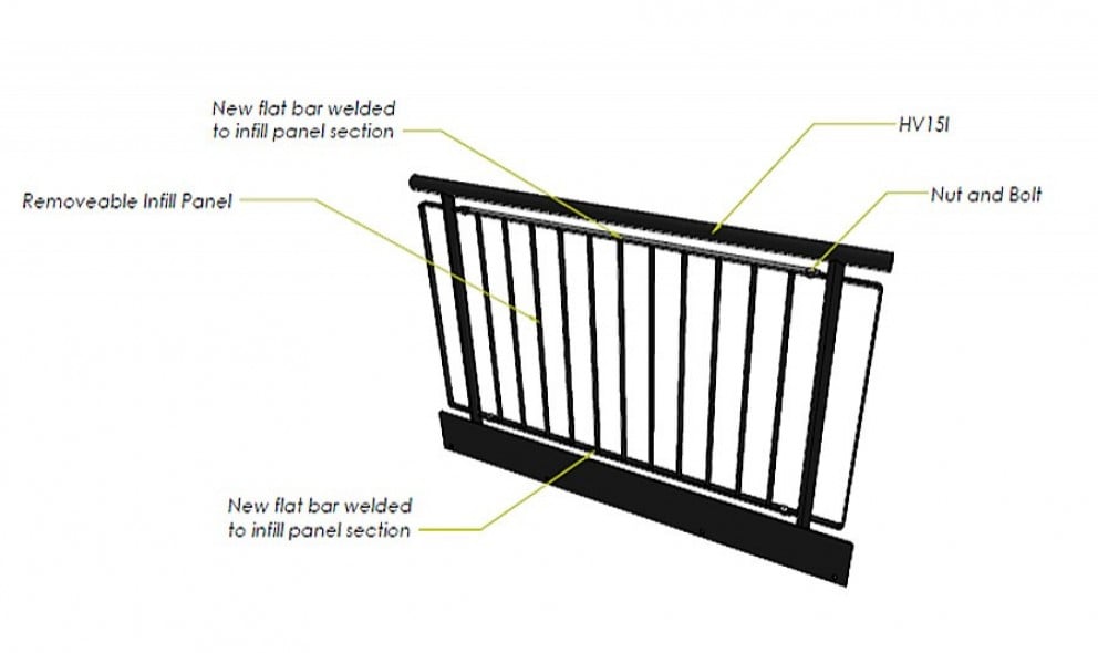 ramp at University College Hospital at Westmoreland Street