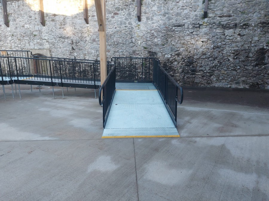 stage ramp, Elizabeth Fort, Cork